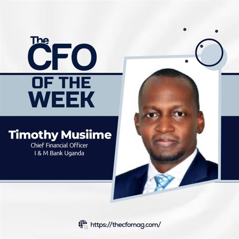 TheCFO Magazine’s CFO of the Week:Timothy Musiime of I&M Bank Uganda ...
